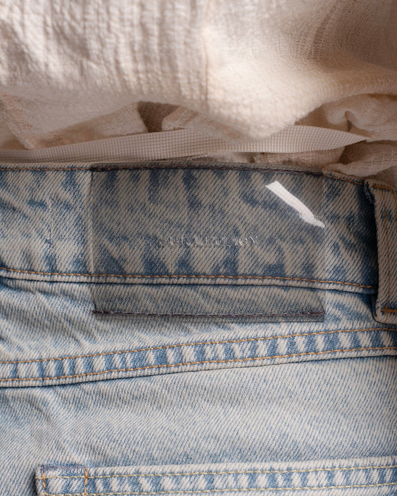 Boot Cut Jeans in Bleach Crease Denim – SVRN