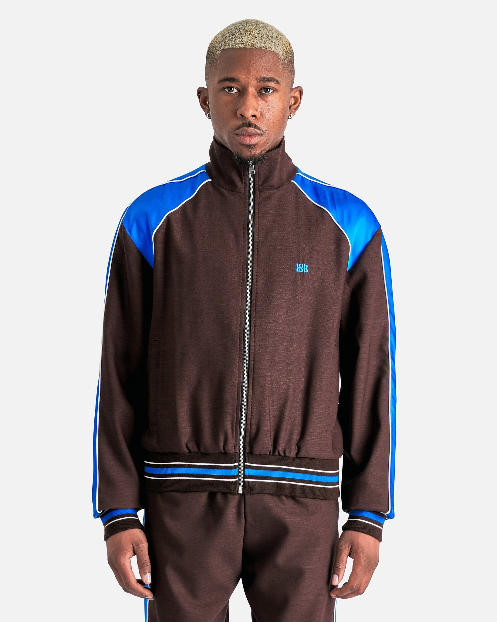 Courage Jacket in Dark Brown/Blue – SVRN