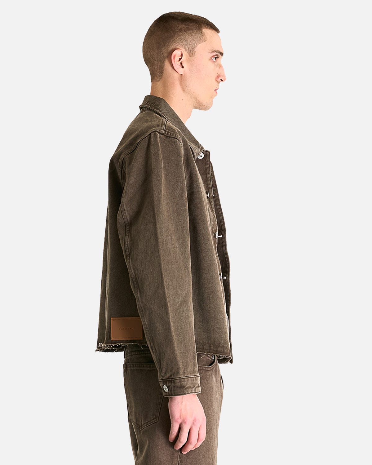 Cut Rebirth Jacket in Choco Overdye – SVRN