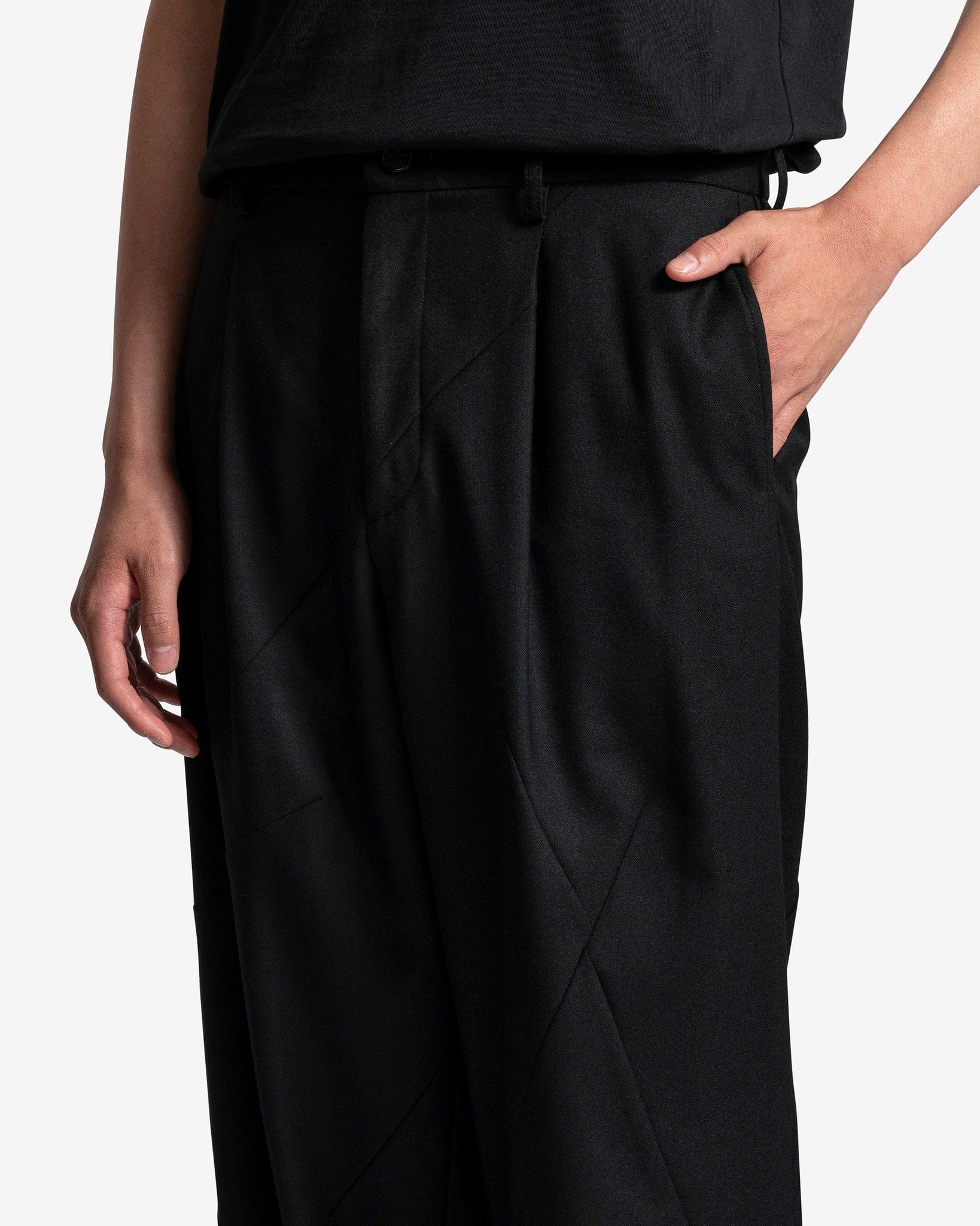 Diagonal Pants in Black – SVRN