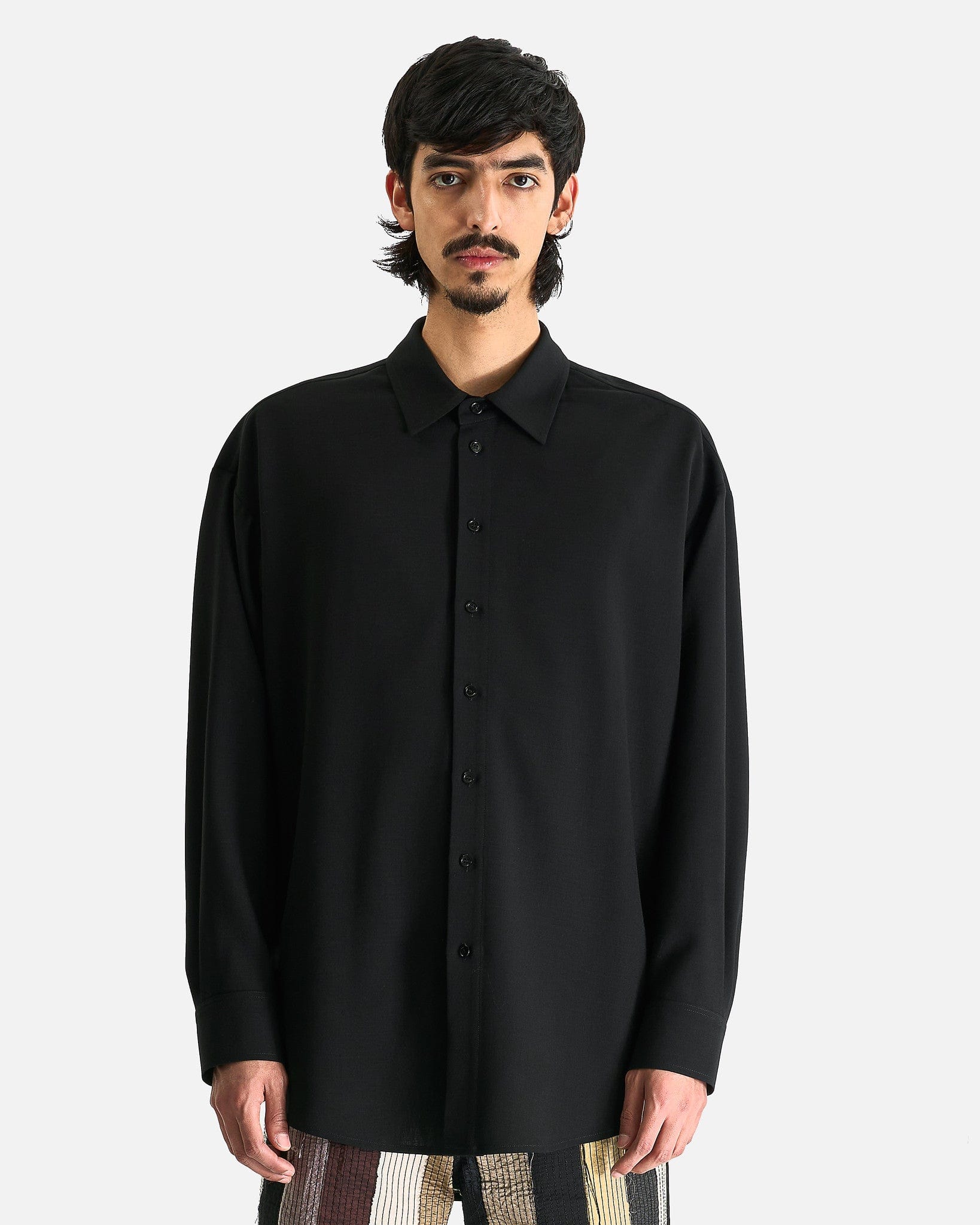 Double Layer Shirt in Black – SVRN