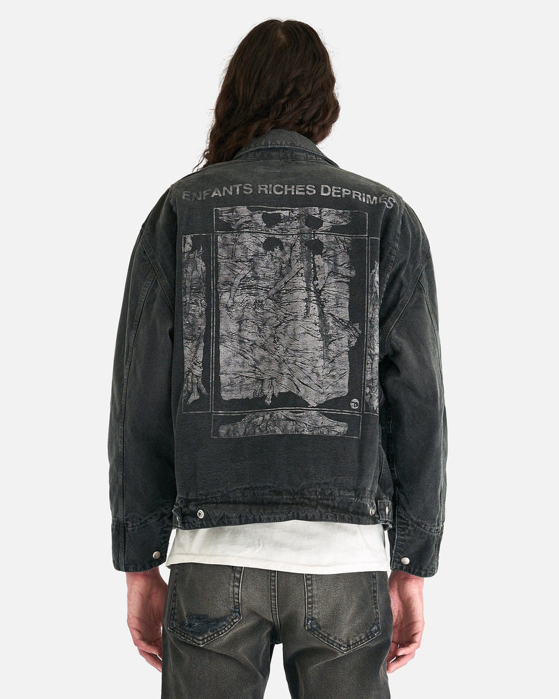 Italian Romance Zip Jacket in Black/White – SVRN