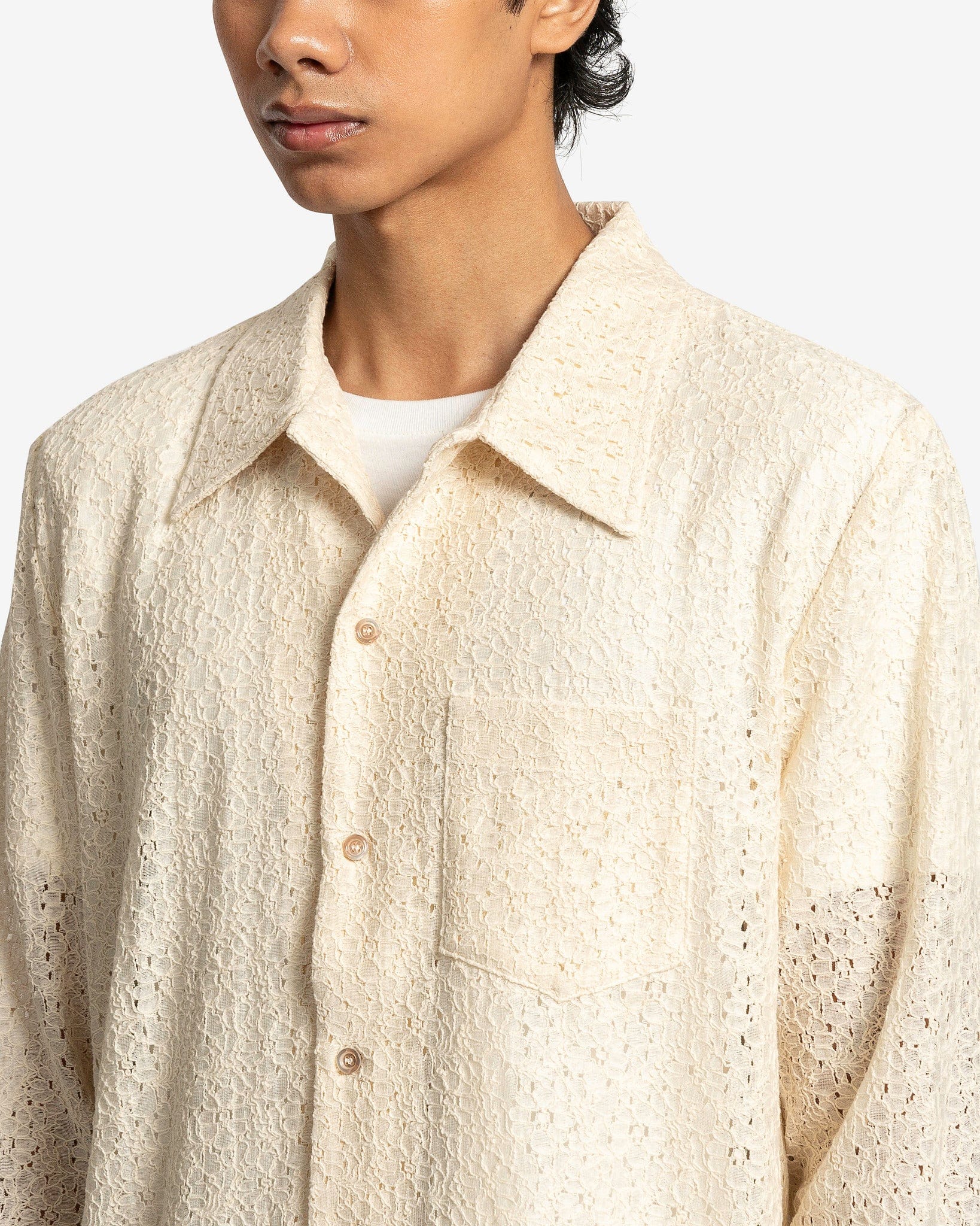 Jagou Shirt in Four Petal White – SVRN