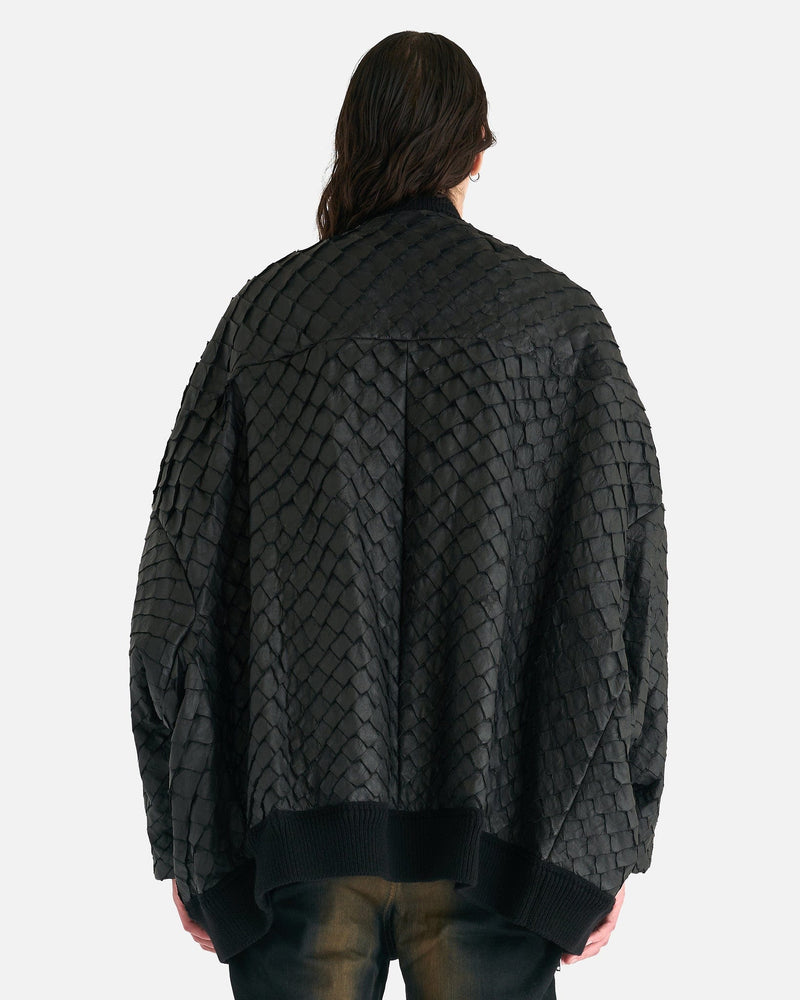 Jumbo Peter Flight Jacket in Black – SVRN