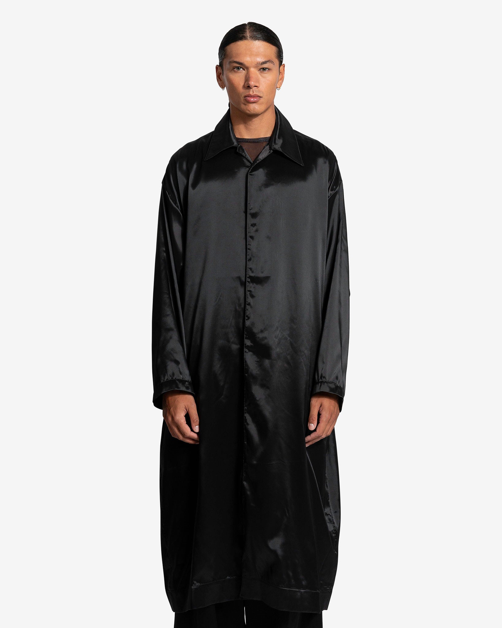 Long Shell Coat in Black – SVRN