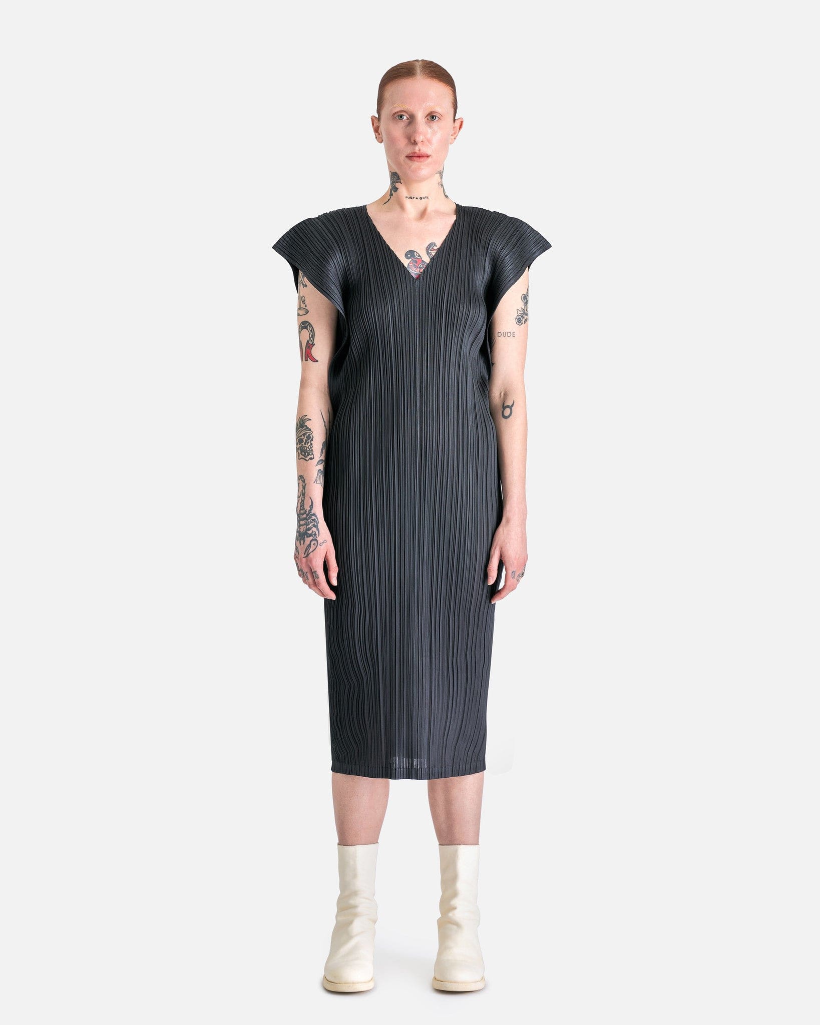 MC March Dress in Charcoal – SVRN