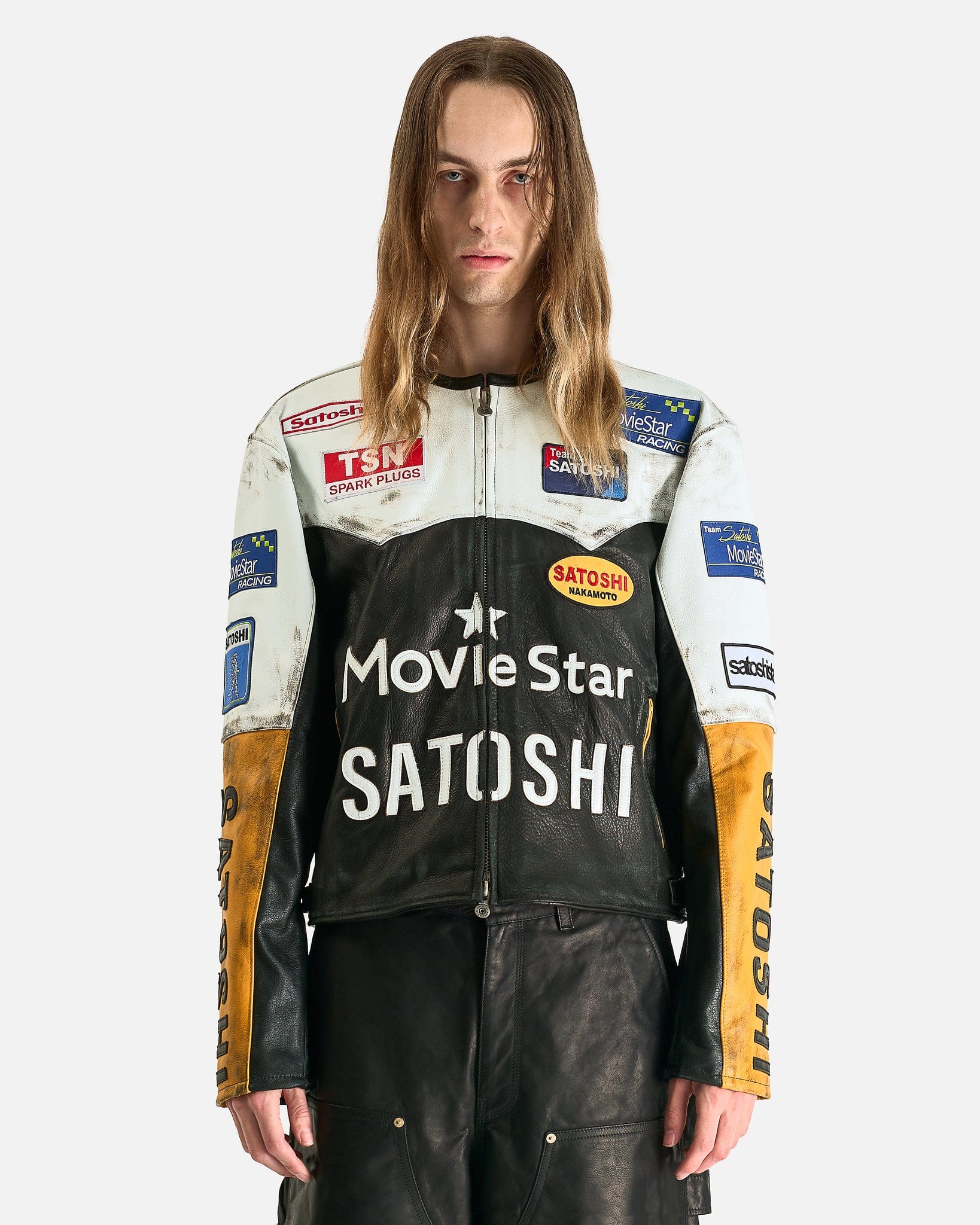 Movie Star Leather Jacket in Multi – SVRN