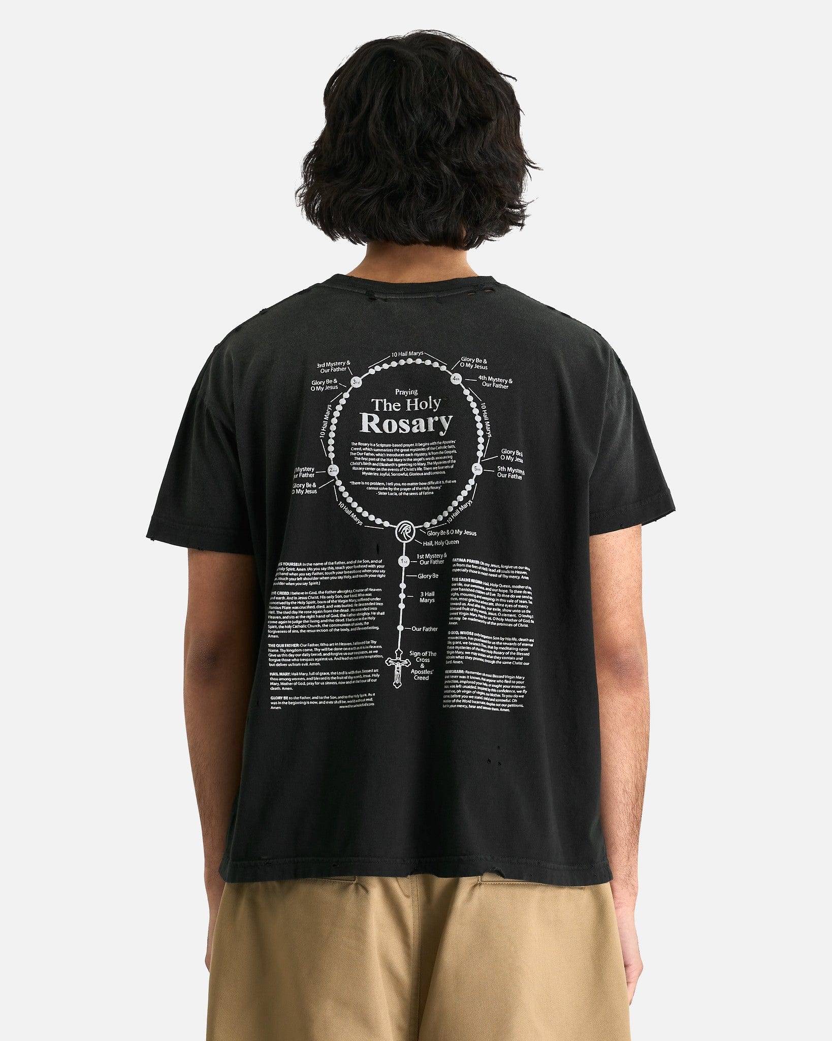Reformed Putas Destroyed Easy Tee in Black – SVRN Reformed Putas Destroyed Easy Tee in Black – SVRN