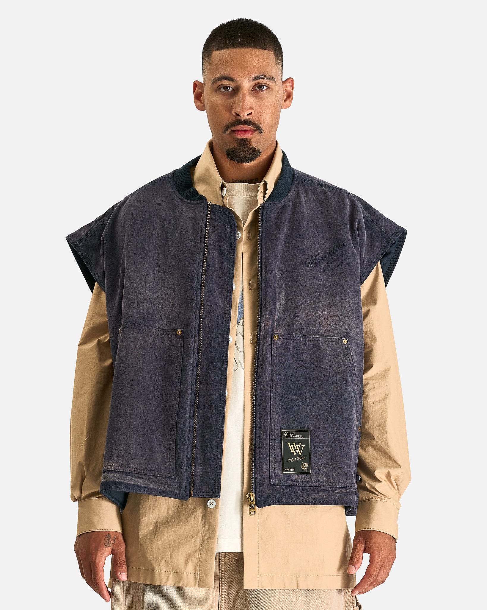 Stockton Vest in Peacoat – SVRN