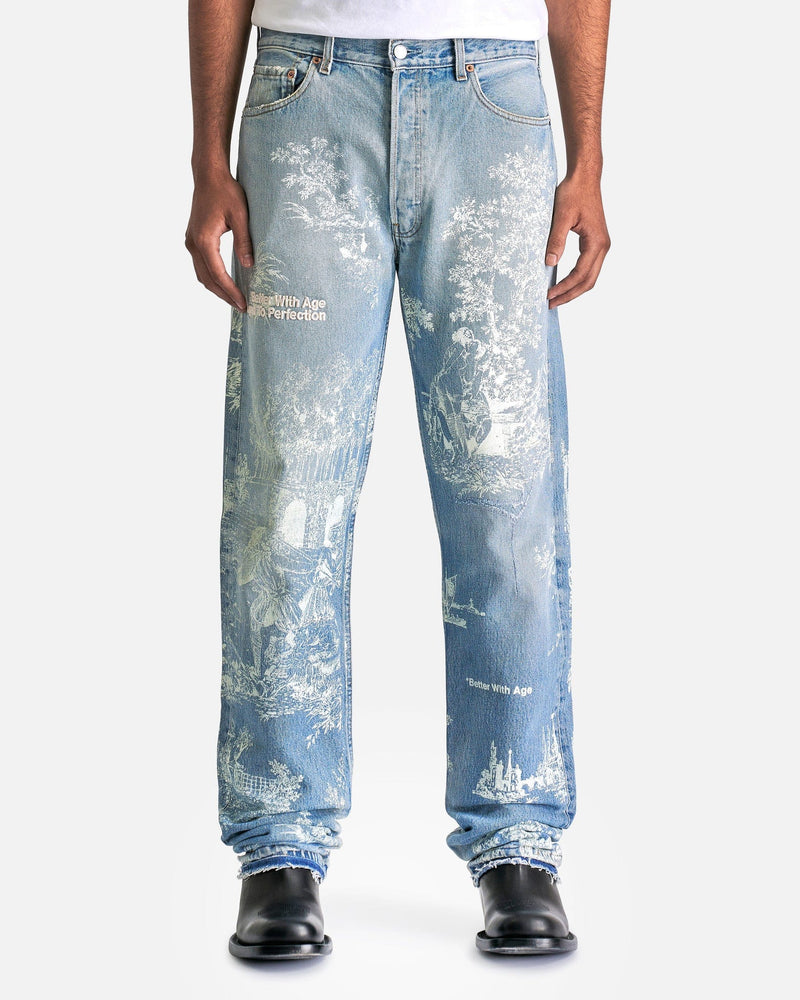 Teresa Vintage Denim Pants in Indigo – SVRN Teresa Vintage Denim Pants in Indigo – SVRN