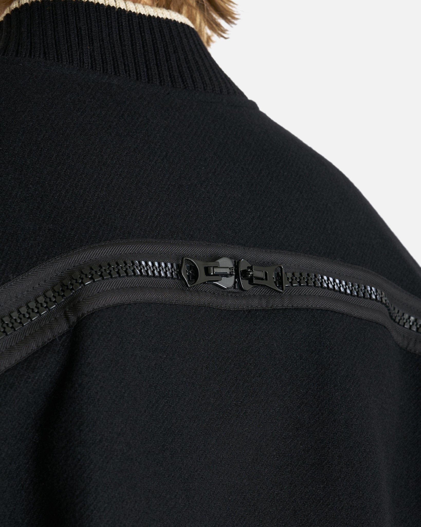 Wool Vellow Jacket in Black – SVRN