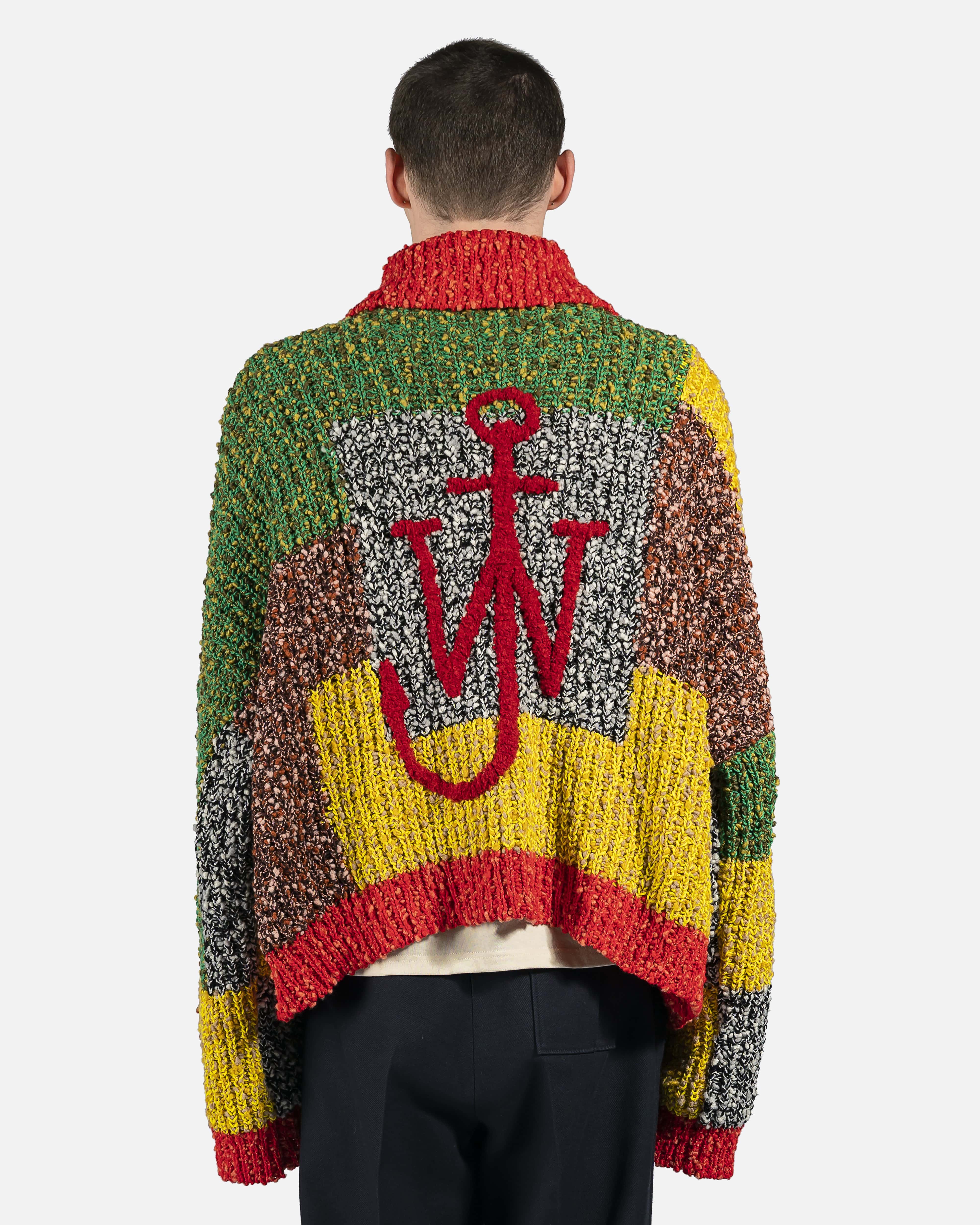 Anchor Patchwork Cardigan in Multi – SVRN