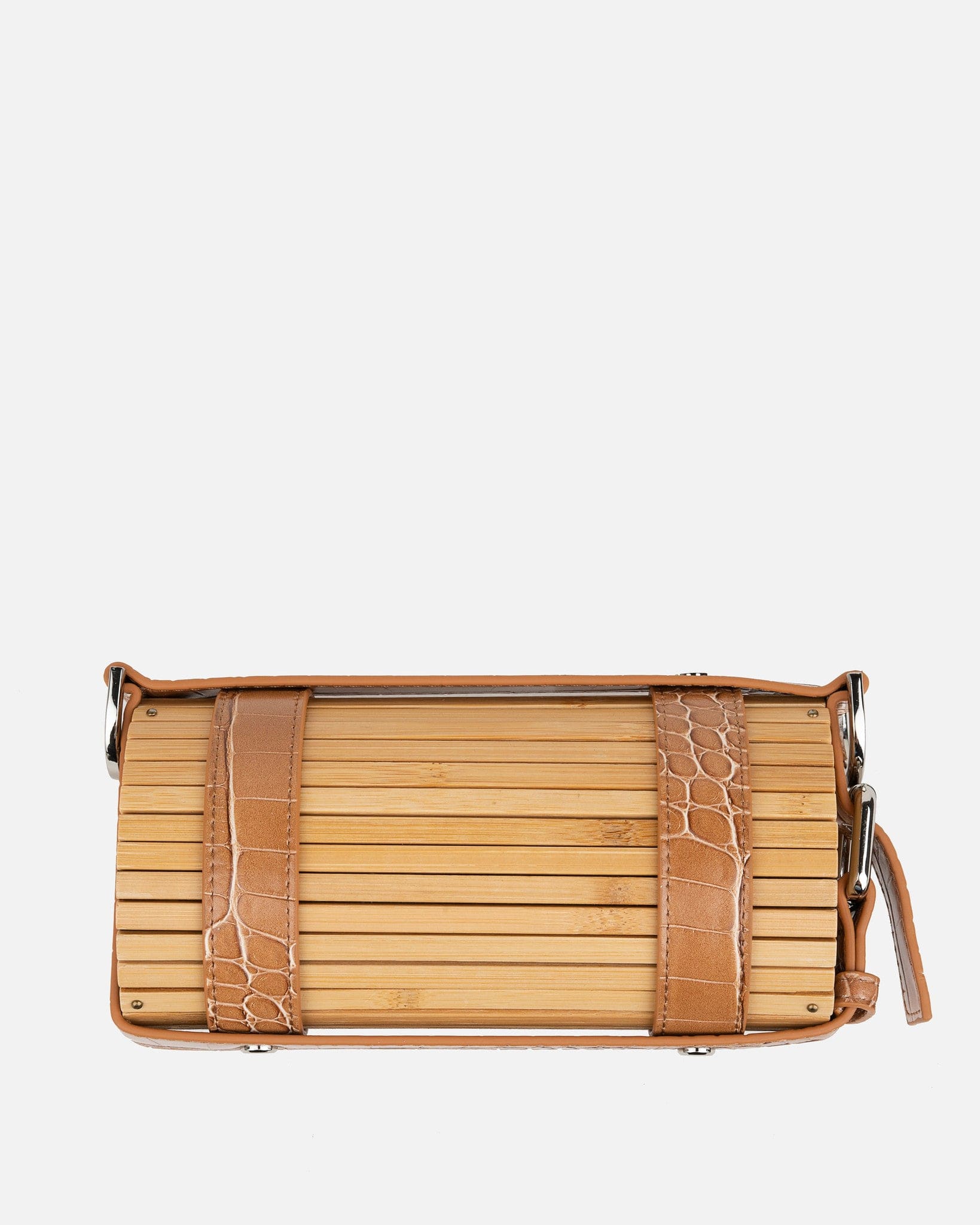 Bamboo Bag in Beige – SVRN Bamboo Bag in Beige – SVRN