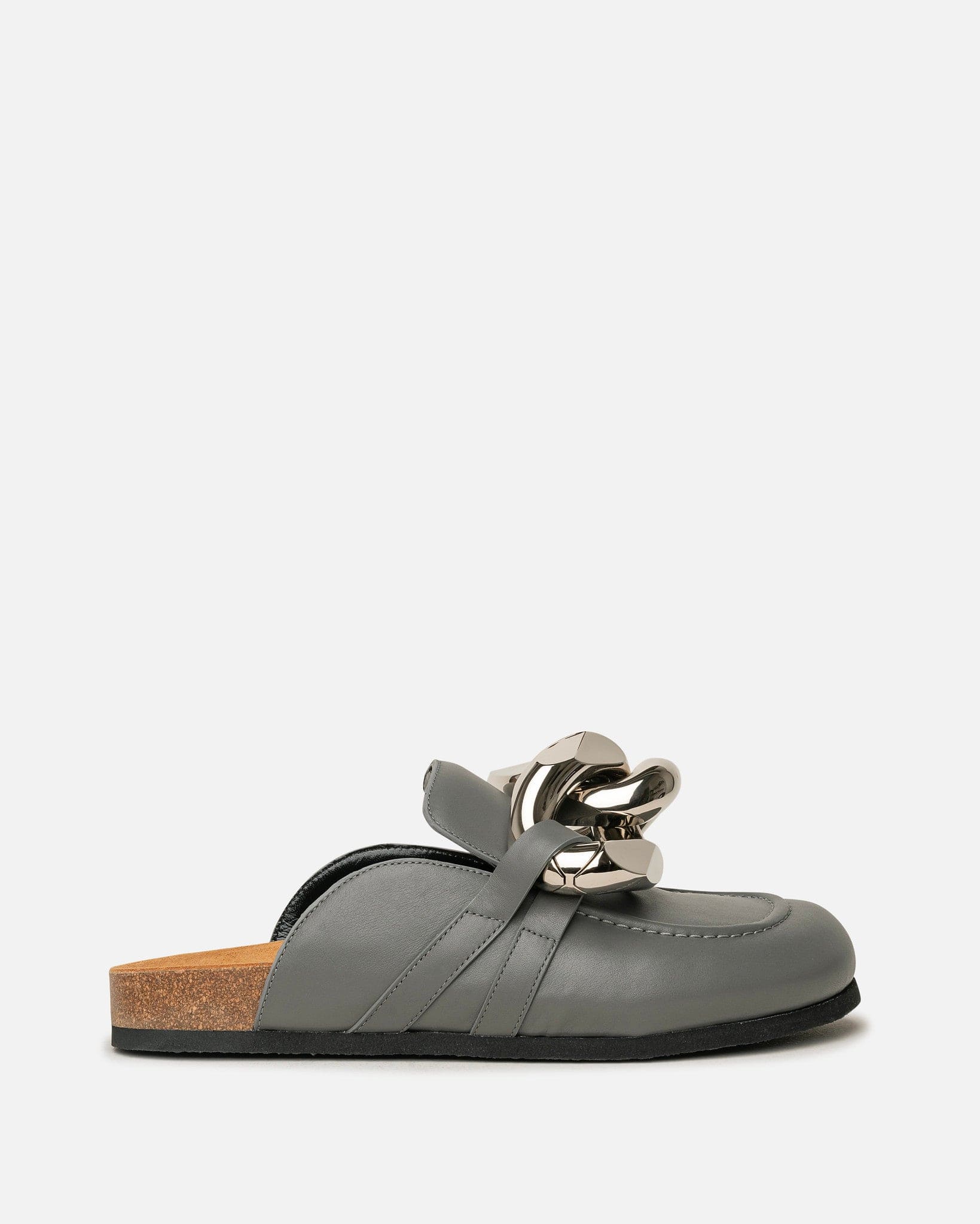 Calf Chain Loafer in Medium Grey – SVRN