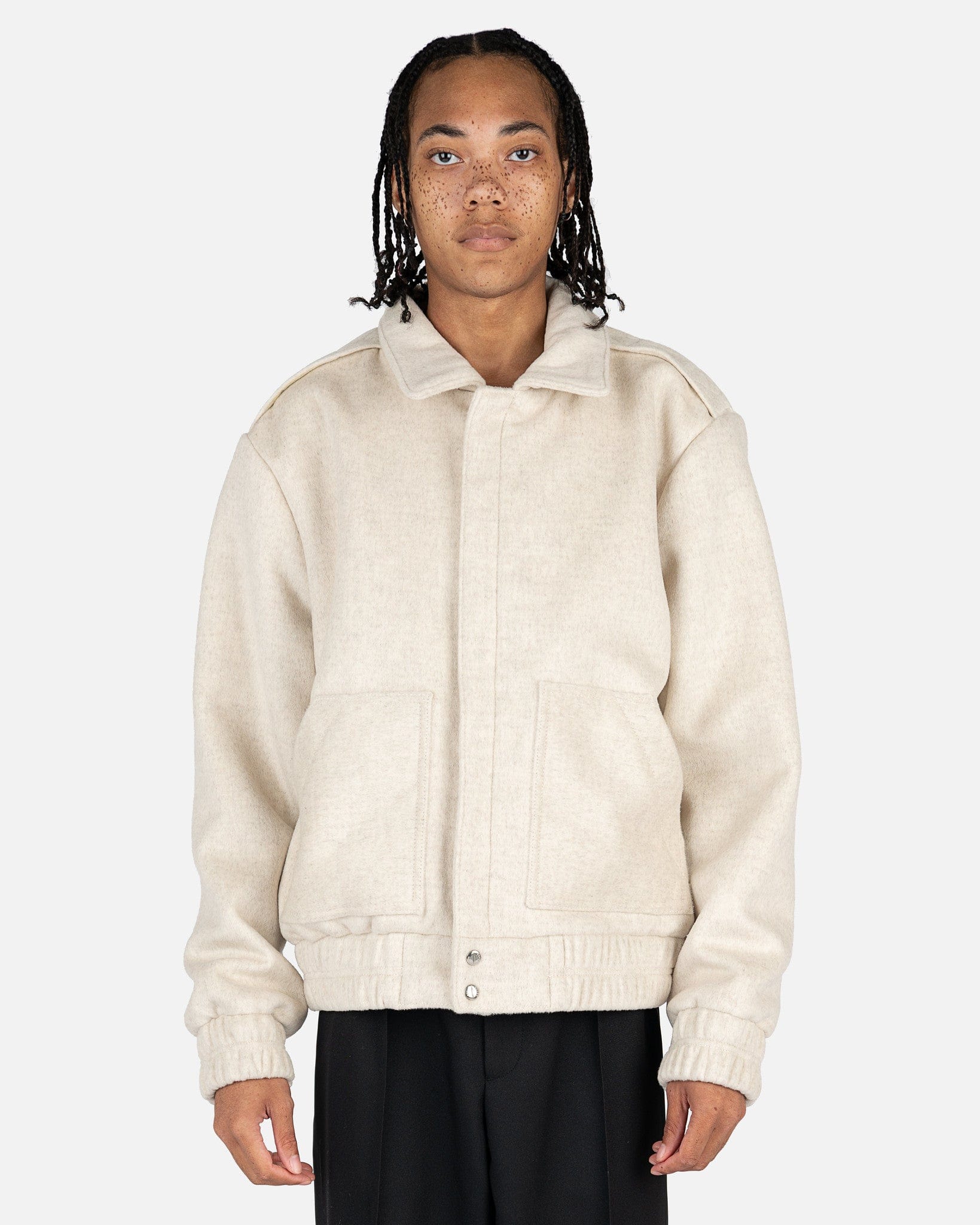 Newman Jacket in Heather Grey – SVRN