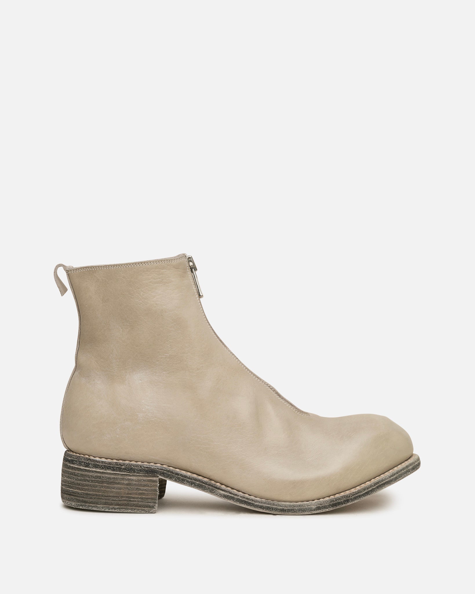 PL1 Full Grain Front Zip Boot in Grey – SVRN