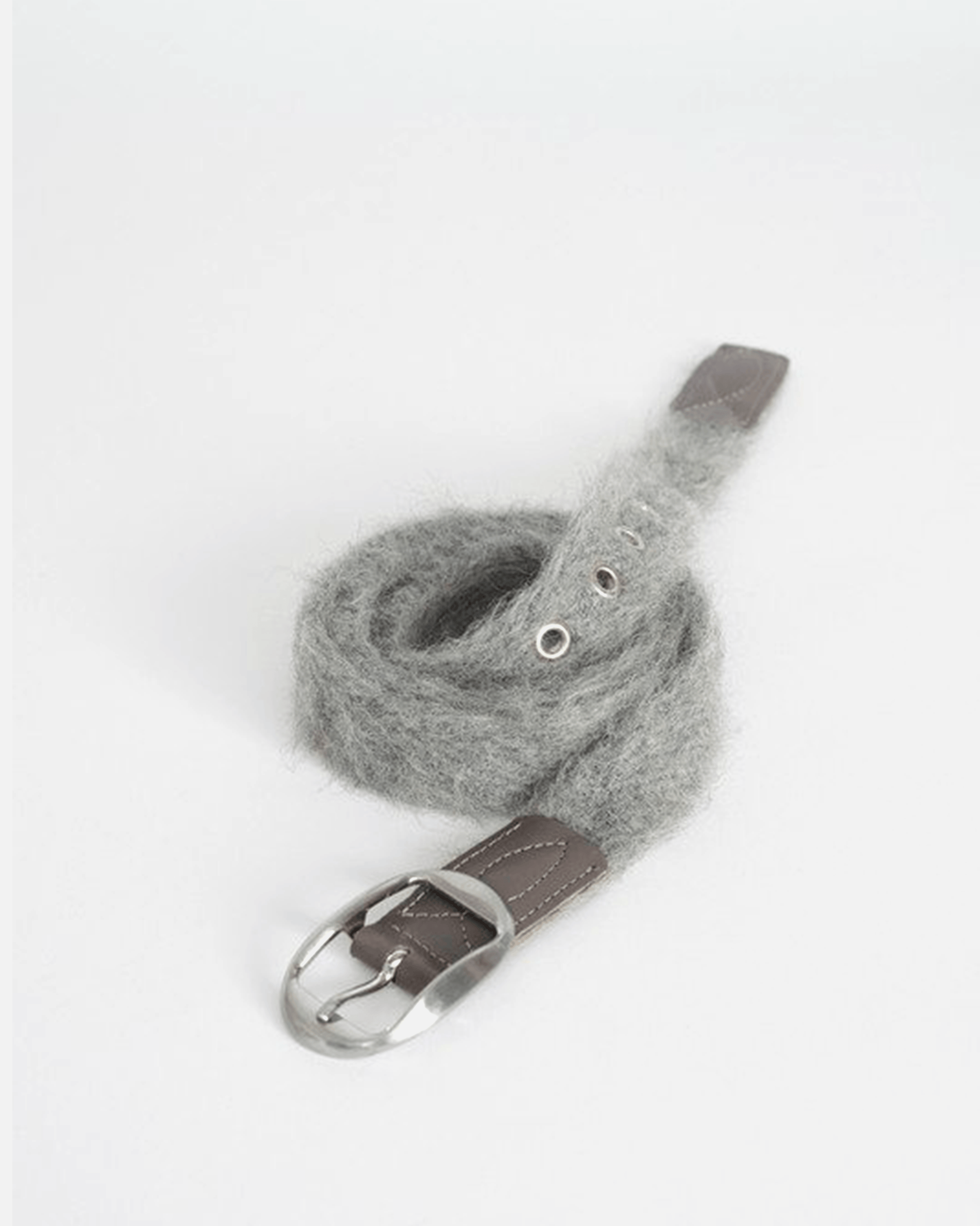 Yukio Mohair Belt in Grey – SVRN